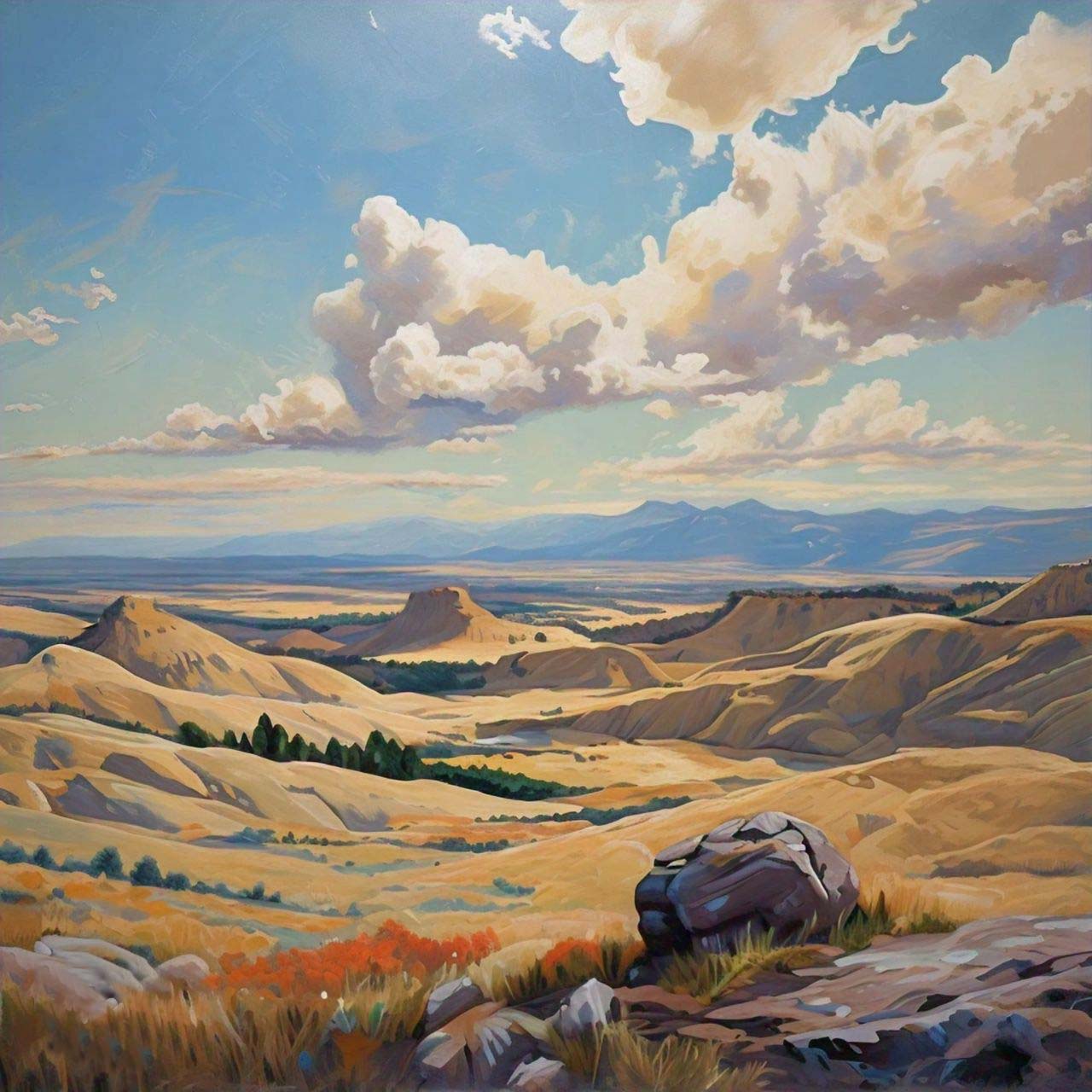 "Earth Re-birth" - Original Acrylic Painting on Canvas | StoneRoot Arts ...